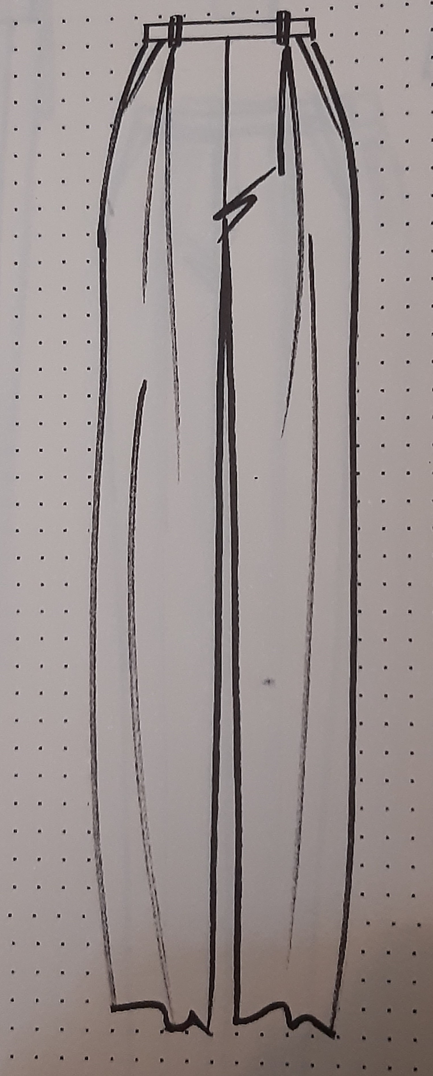 Community Sewing CLEAUHN2111: Trouser Drawings | Islington ACL Gateway